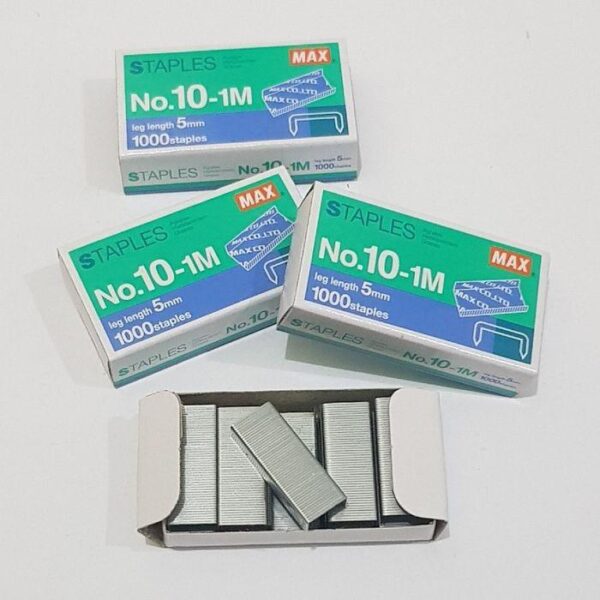 Max Staples No. 10 Isi stapler kecil - JADIKA Stationery