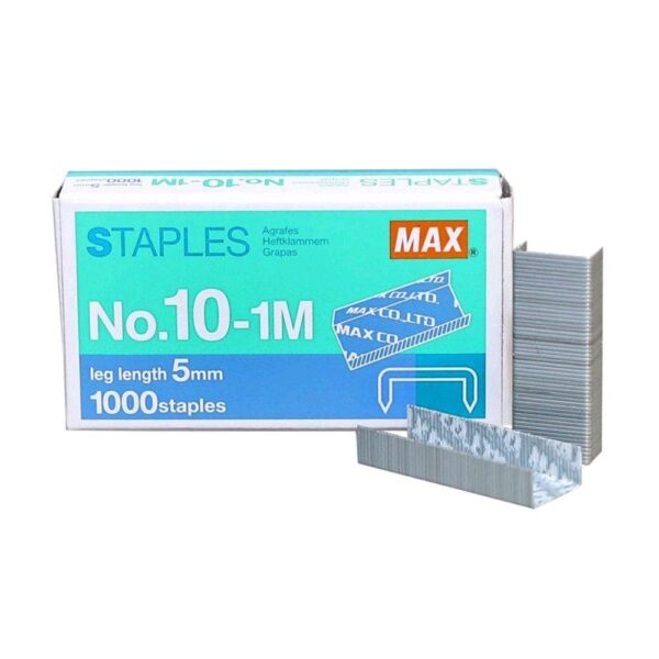 Max Staples No. 10 Isi stapler kecil - JADIKA Stationery